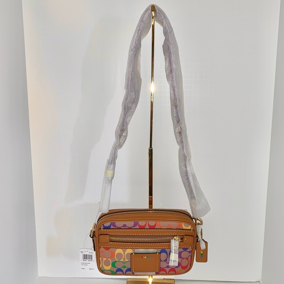 Coach | Bags | Rare Coach Pride Academy Crossbody In Rainbow Signature ...
